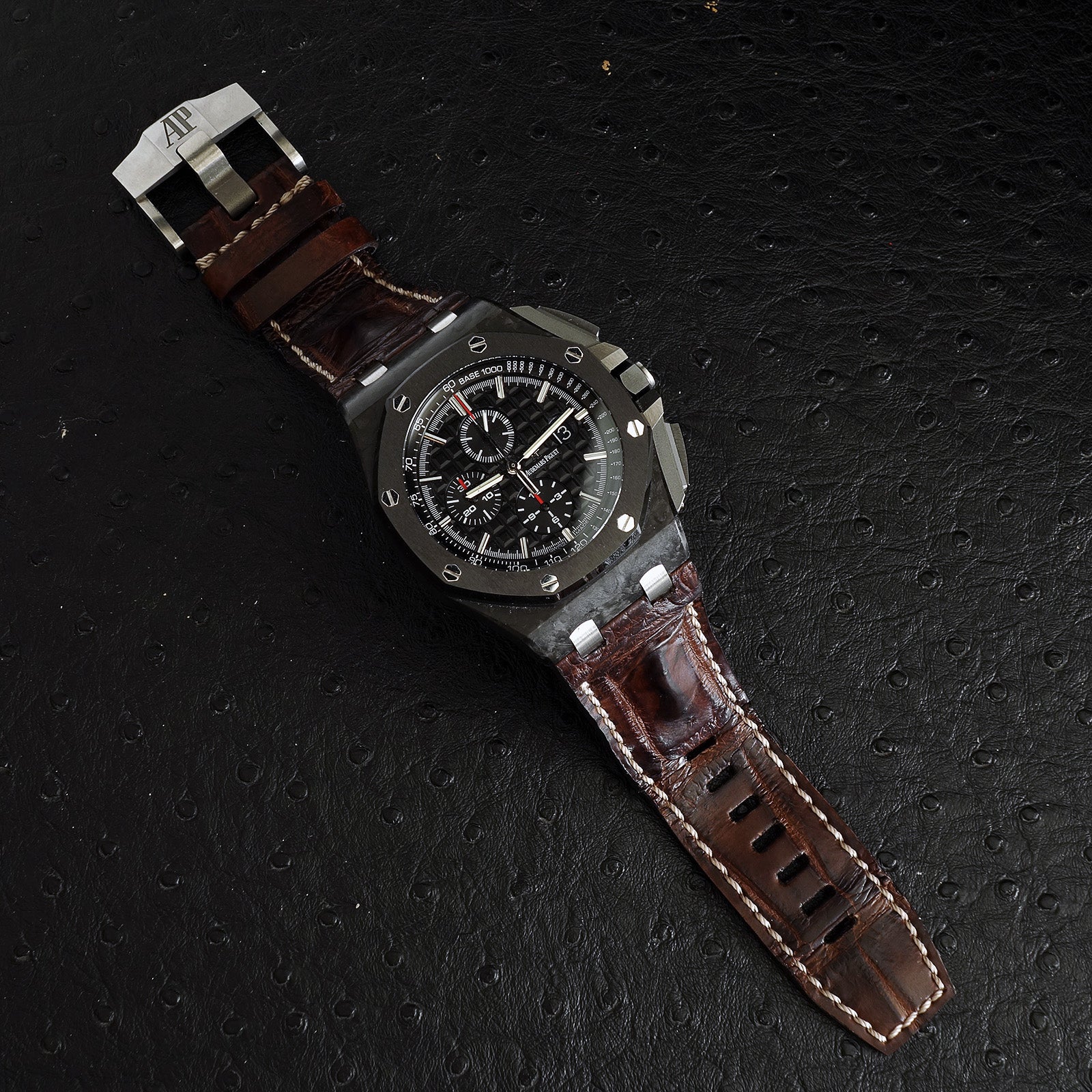 Audemars Piguet Straps - AP Tobacco Hornback Croco – GunnyStore
