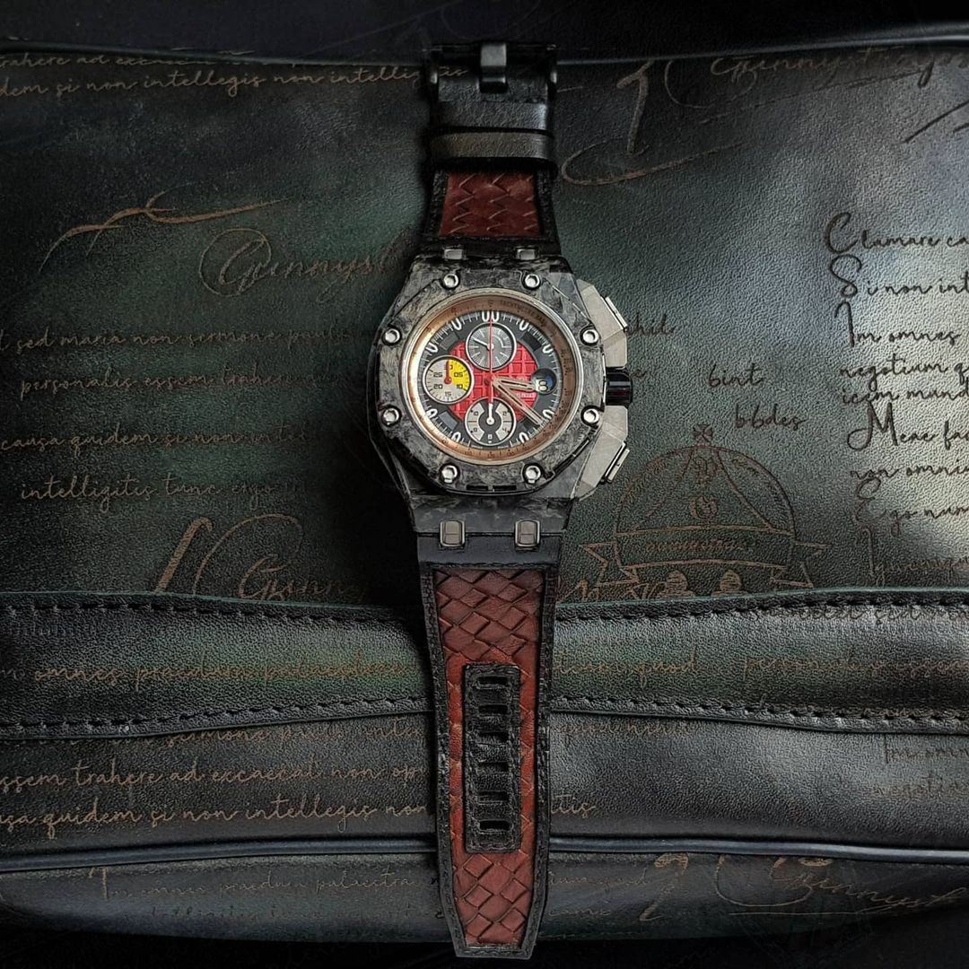 Audemars Piguet Straps - AP Weaved 360 Black Brown – GunnyStore