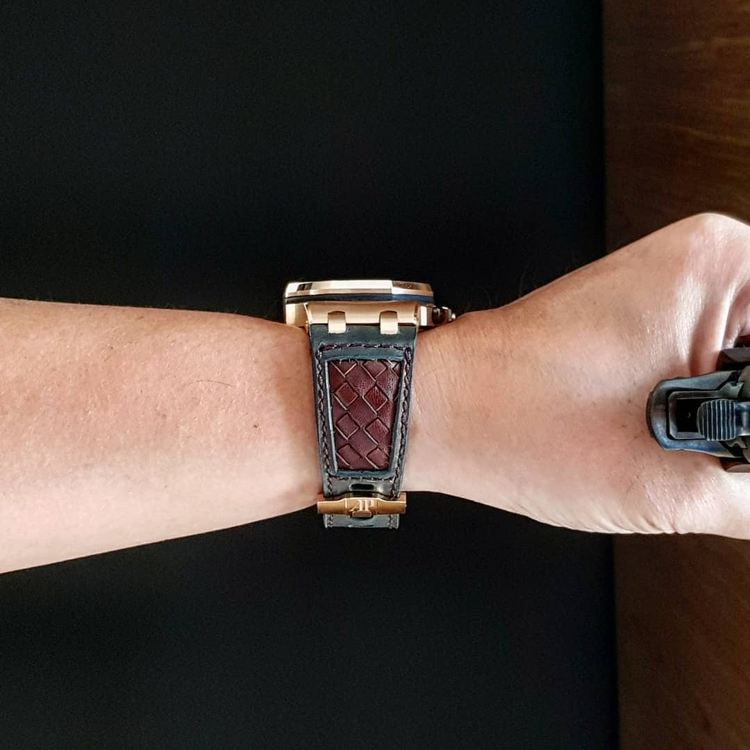 Audemars Piguet Straps - AP Weaved 120 Grey Brown – GunnyStore