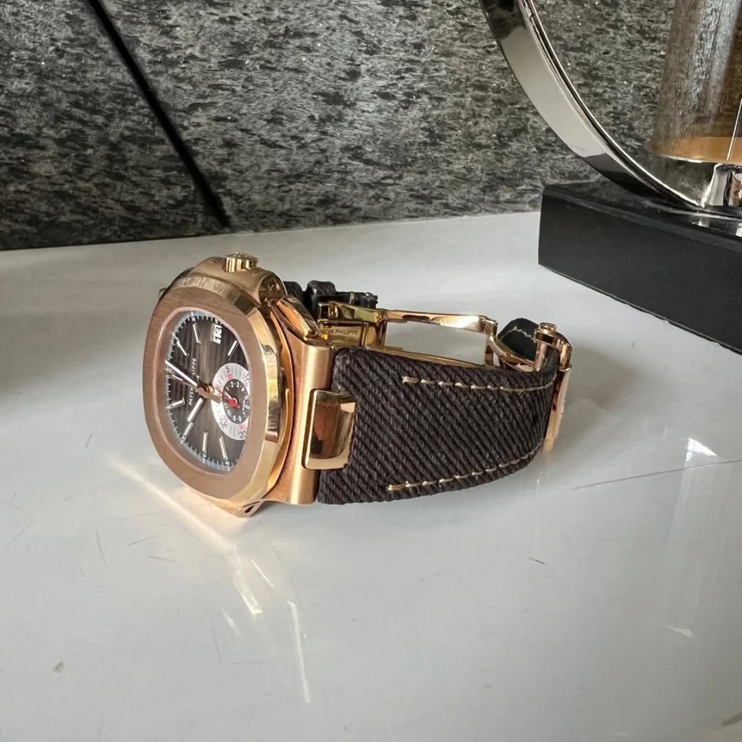 Patek Philippe Straps - Denim Dark Brown – GunnyStore