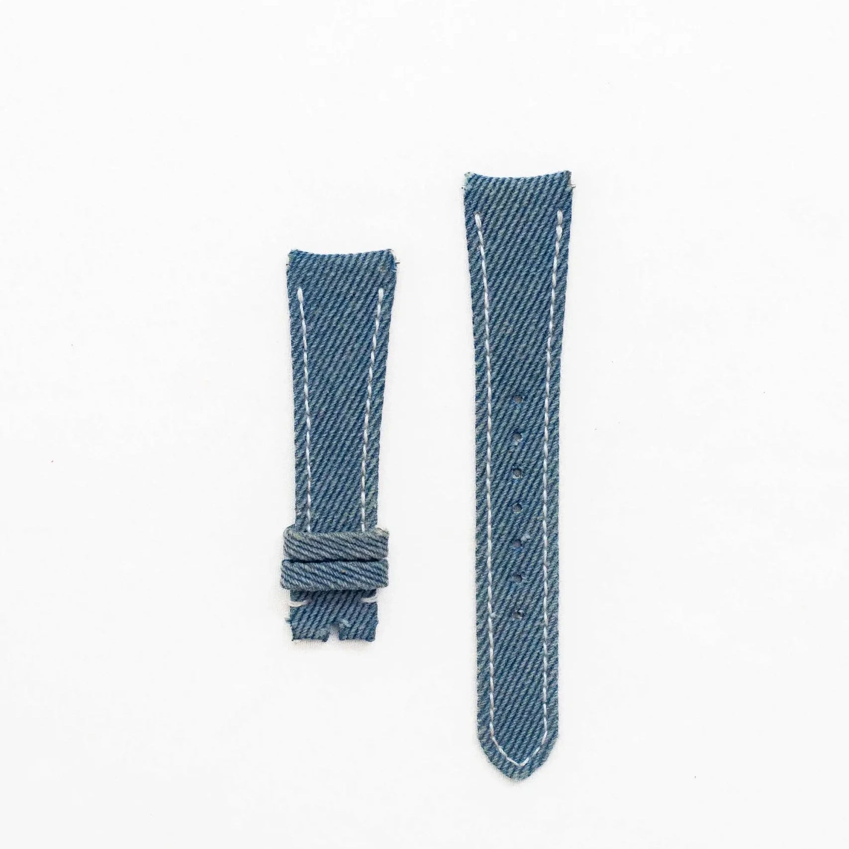 Ready Stock 21mm - Opaline Blue Denim Strap – GunnyStore