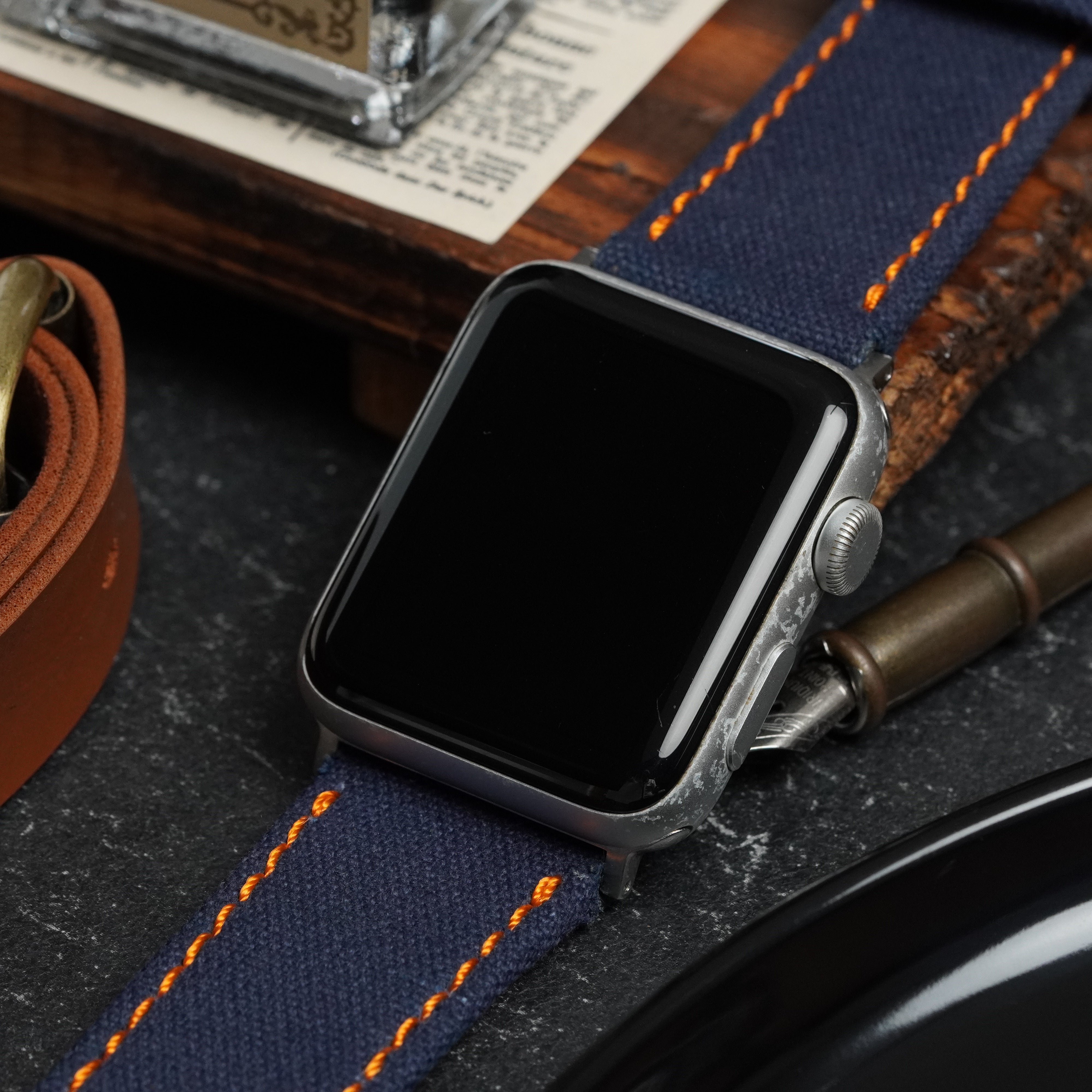 Apple Watch Straps - Japanese Canvas Royal Blue – GunnyStore