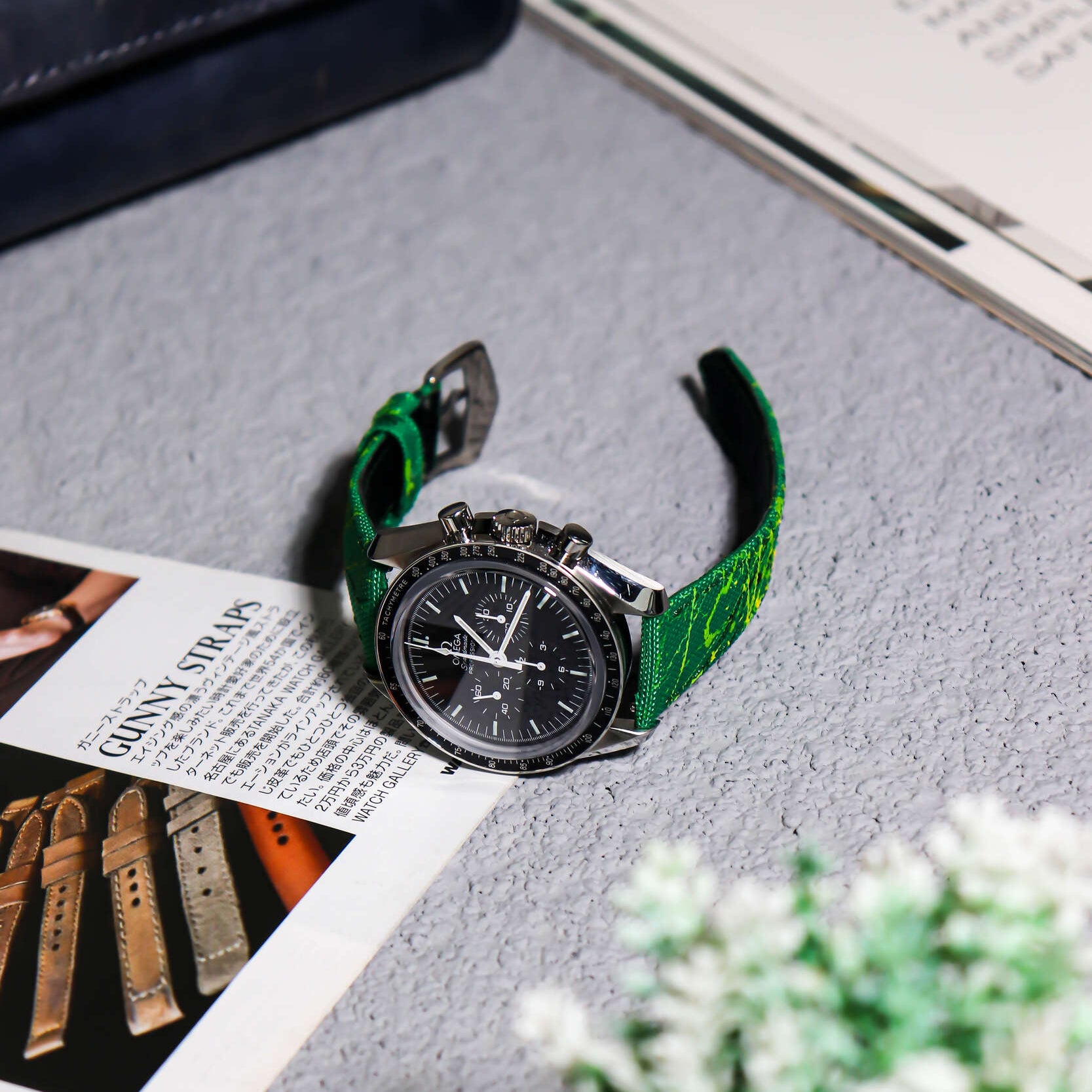 Omega Straps - Kevlar Paint Splat Green Strap – GunnyStore