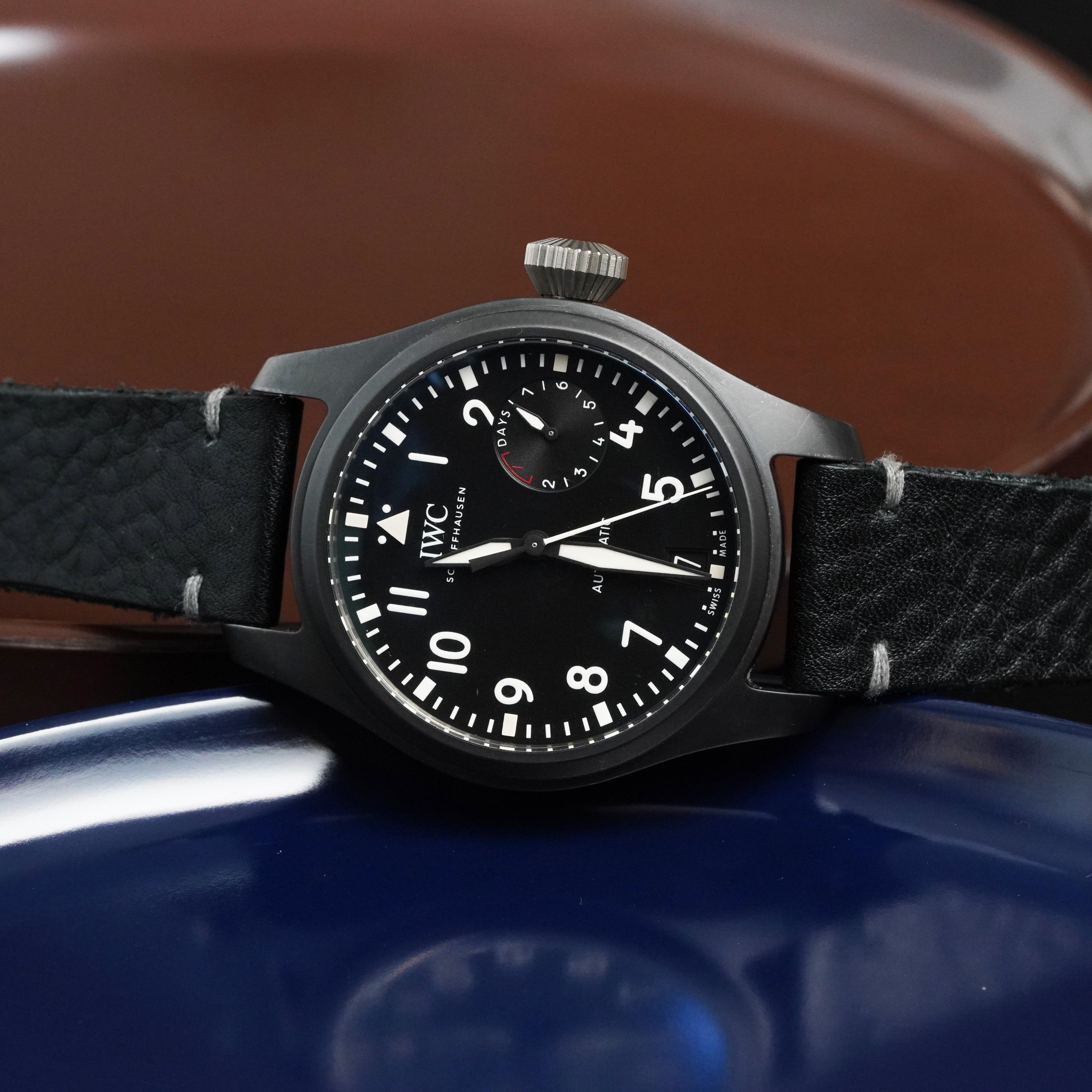 IWC Straps - Minimalist Black – GunnyStore